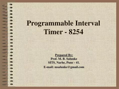 Ppt Programmable Interval Timer 8254 Powerpoint Presentation Free