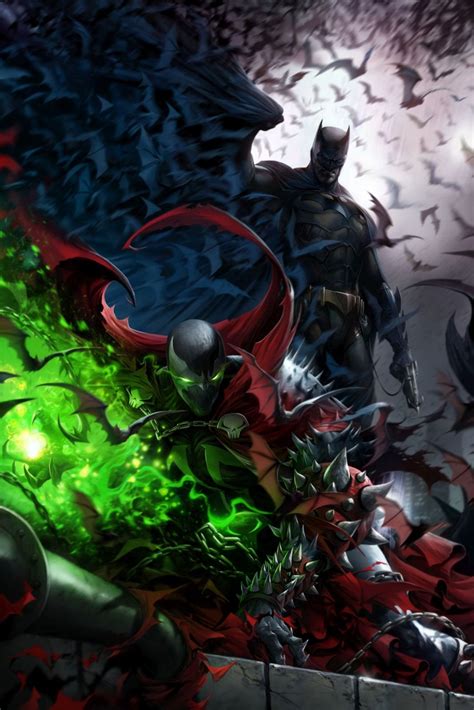 Preview Of Todd Mcfarlane And Greg Capullos Batmanspawn 1 Crossover