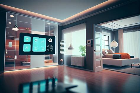 Premium Photo Smart Home Interface With Augmented Realty Of Iot