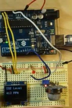 CO Concentration CO PPM Or CO Levels Using MQ Sensor Arduino