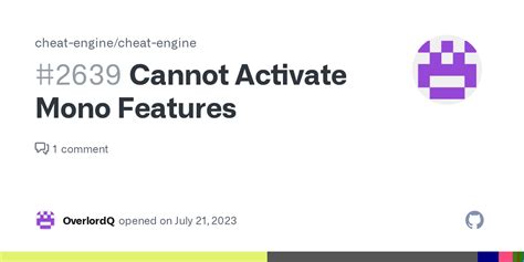 Cannot Activate Mono Features · Issue 2639 · Cheat Enginecheat Engine