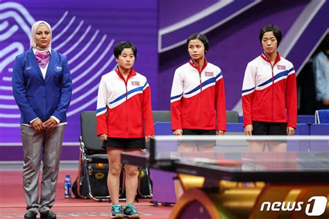 북한 여자 탁구 2연승·조 1위로 8강행남북 대결 성사 희박 항저우ag