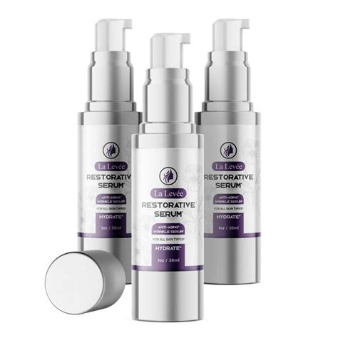 3 Pack La Levee Restorative Anti Aging Moisturizer