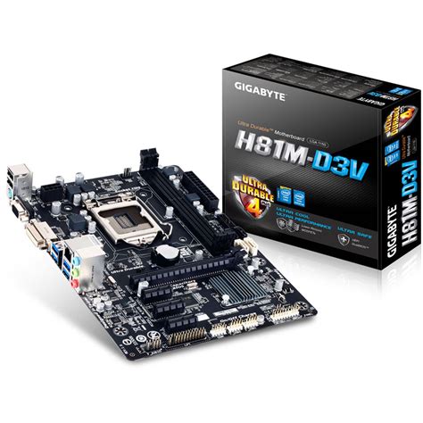 Gigabyte GA H M D V Micro ATX Motherboard GA H M D V B H Photo