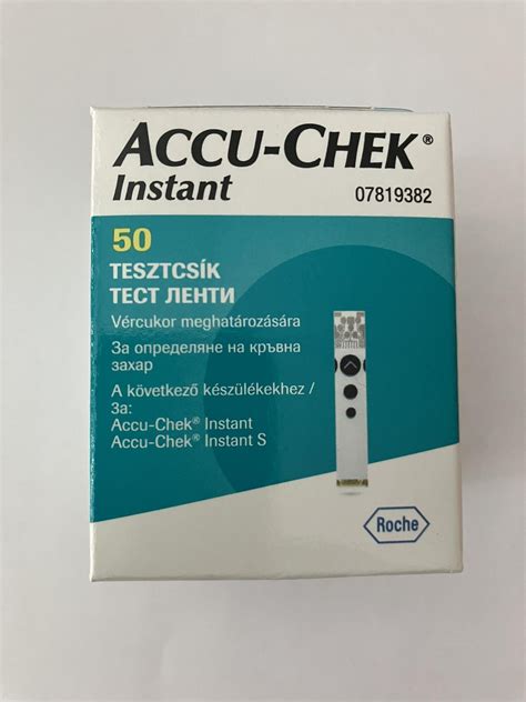 Accu Chek Instant Vércukor Mérőhöz Tesztcsík 50 Db Medident Kft