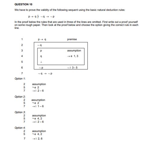 Solved QUESTION We Have To Prove The Validity Of The Chegg