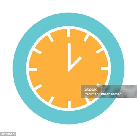 時鐘圖示設計向量插圖向量圖形及更多二手圖片 二手 倒數 分針 Istock