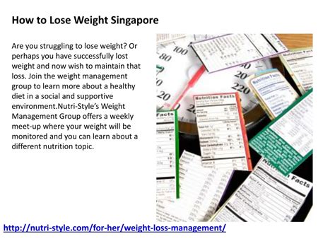 Ppt How To Lose Weight Singapore Powerpoint Presentation Free