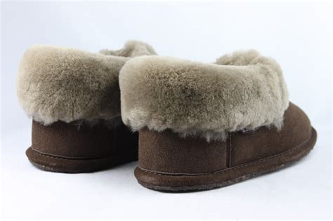 Ladies Sheepskin Slippers With Full Collar Radford Leathers