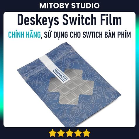 Miếng Dán Switch Deskeys Switch Film Chính Hãng Kbdfans Tấm Dán Film