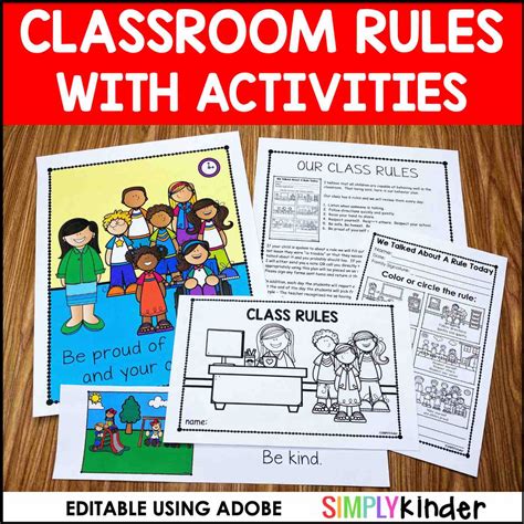 Free Preschool Classroom Rules Printables