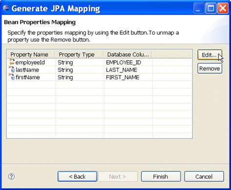 Object Relational Mappings Annotating Java Classes