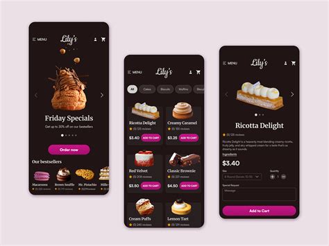 Bakery App Designs Themes Templates And Downloadable Graphic Elements