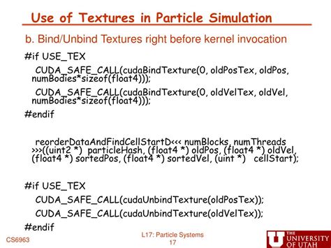 Ppt L17 Lessons From Particle System Implementations Powerpoint
