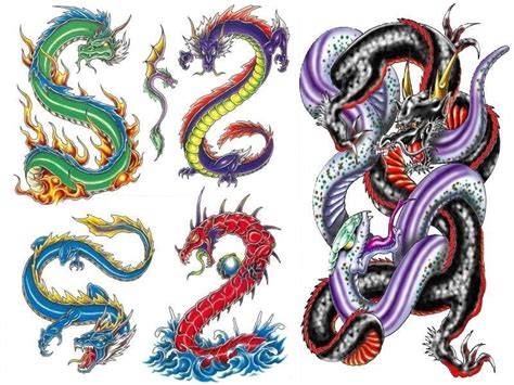 Diseños varios de dragones Tatuajes 123