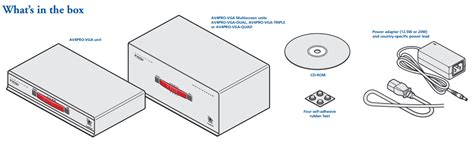 AV4PRO VGA US Adder Professional VGA USB 4 Port Switch With USB True Emulation Technology