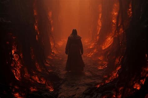 Premium Ai Image Descend Into The Infernos Abyss Where Demonic Enti