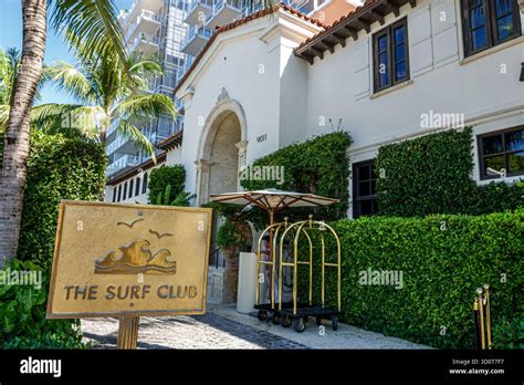 Surfside Miami Floridafour Seasons Hotel The Surf Club Collins Avenue
