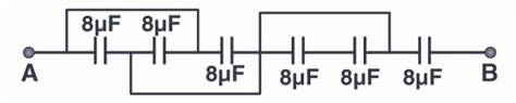 The Equivalent Capacitance Between Points A And B In Below Shown Figure Will Be μf