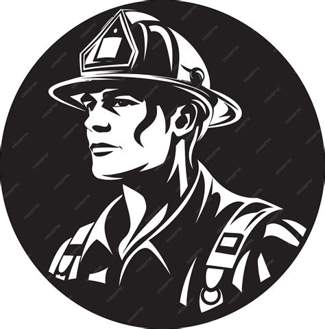 Premium Vector The Firefighters Code Courage Compassion And Commitment