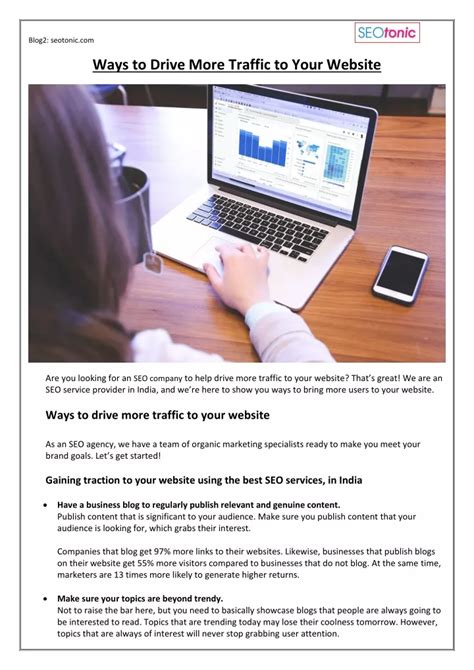 Ppt Ways To Drive More Traffic To Your Website Powerpoint