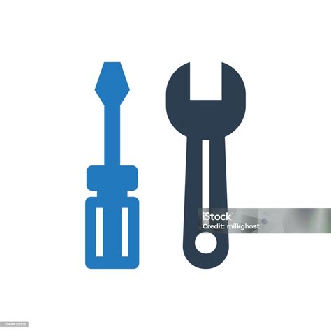 수리 아이콘 기계공에 대한 스톡 벡터 아트 및 기타 이미지 기계공 나사돌리개 렌치 Istock
