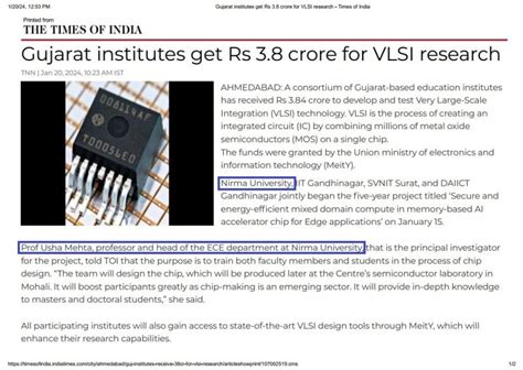 Vlsi Project Toi Institute Of Technology