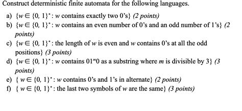 solved construct deterministic finite automata for the