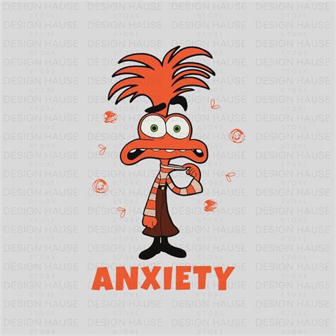 Anxiety Inside Out 2 Svg Eps Png Anxiety Clipart Vector New
