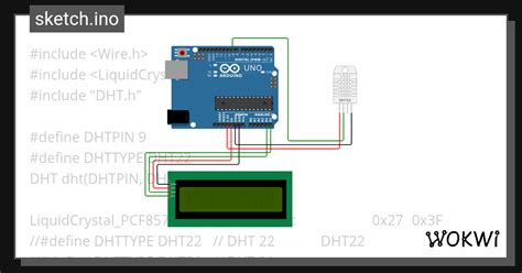 溫濕度大字體 Wokwi ESP STM Arduino Simulator