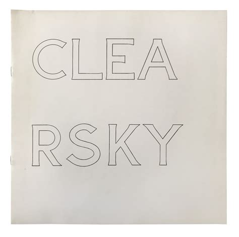Bruce Nauman Clea Rsky Clear Sky 1968 1969 Artsy