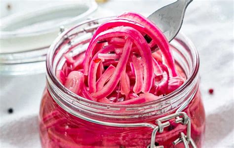 ترشی پیاز قرمز خوشمزه طرز تهیه فوری