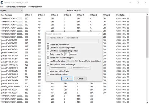 Question Understanding Memory Scanning And Ce Pointer Scanner