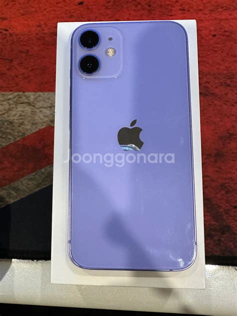 아이폰12미니 퍼플 64g 애플 중고나라