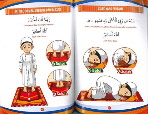 Buku Mari Belajar Solat Lelaki Panduan Lengkap Bacaan Rumi Dan Gambar