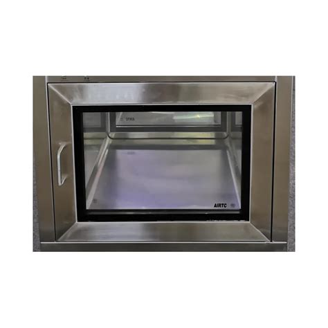 Airtc Clean Room Pass Thru Cabinet Static Pass Box With Electronic