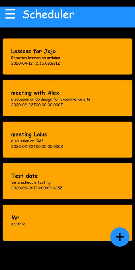 GitHub ParkourKarthik Simplescheduler Simple React Native App To Shedule A Meeting
