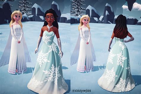 Clothing Design Frozen Inspired ️🤍 Disney Dreamlight Valley Jas 🎄