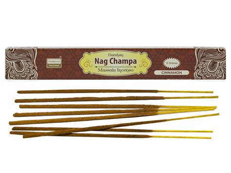 Incenso Aromatizador Darshan Massala Nag Champa Cinnamon MAGNIFICAT INCENSOS