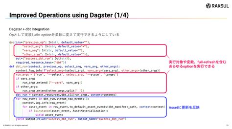 Dbtをもっと便利に：dagsterでdbtを任意のオプションで実行する