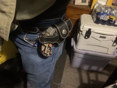 Bond Arms Leather Cross Draw Driving Holster Bahdt350bkrbtss For Sale