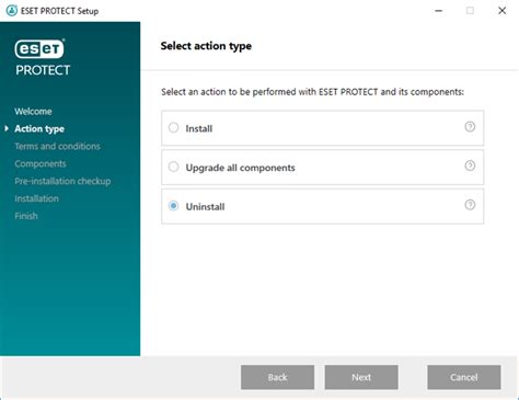 Windows Uninstall Eset Protect Server And Its Components Eset Protect On Prem 11 0 Eset
