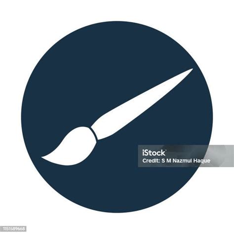 畫筆圖示向量圖形及更多創作性圖片 創作性 器材 圖示 Istock
