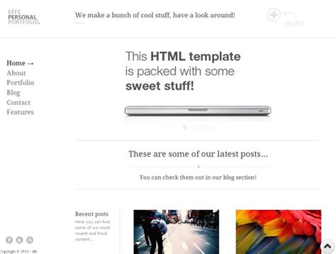 25 free minimal and clean style xhtml css website templates designbeep