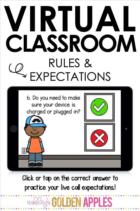 Engaging Virtual Classroom Rules Game