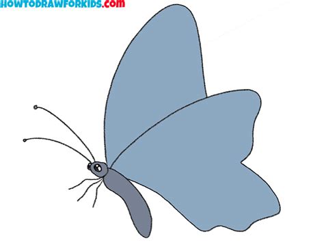 How To Draw A Simple Butterfly