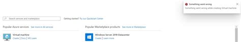 Cannot Create A Vm Microsoft Qanda