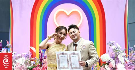 Hundreds Of Same Sex Couples Wed As Thailands Landmark Marriage Bill