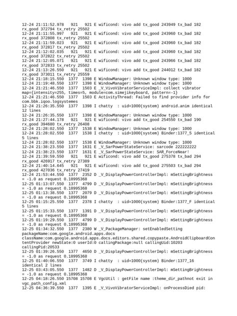 log pdf system software data management