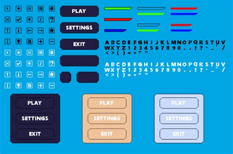 2d Pixel Art Gui Asset Pack Release Announcements